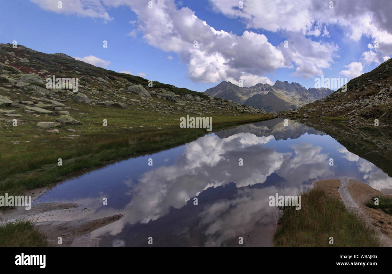 glacial lakes in the eastern Black Sea region in turkey form beautiful ...