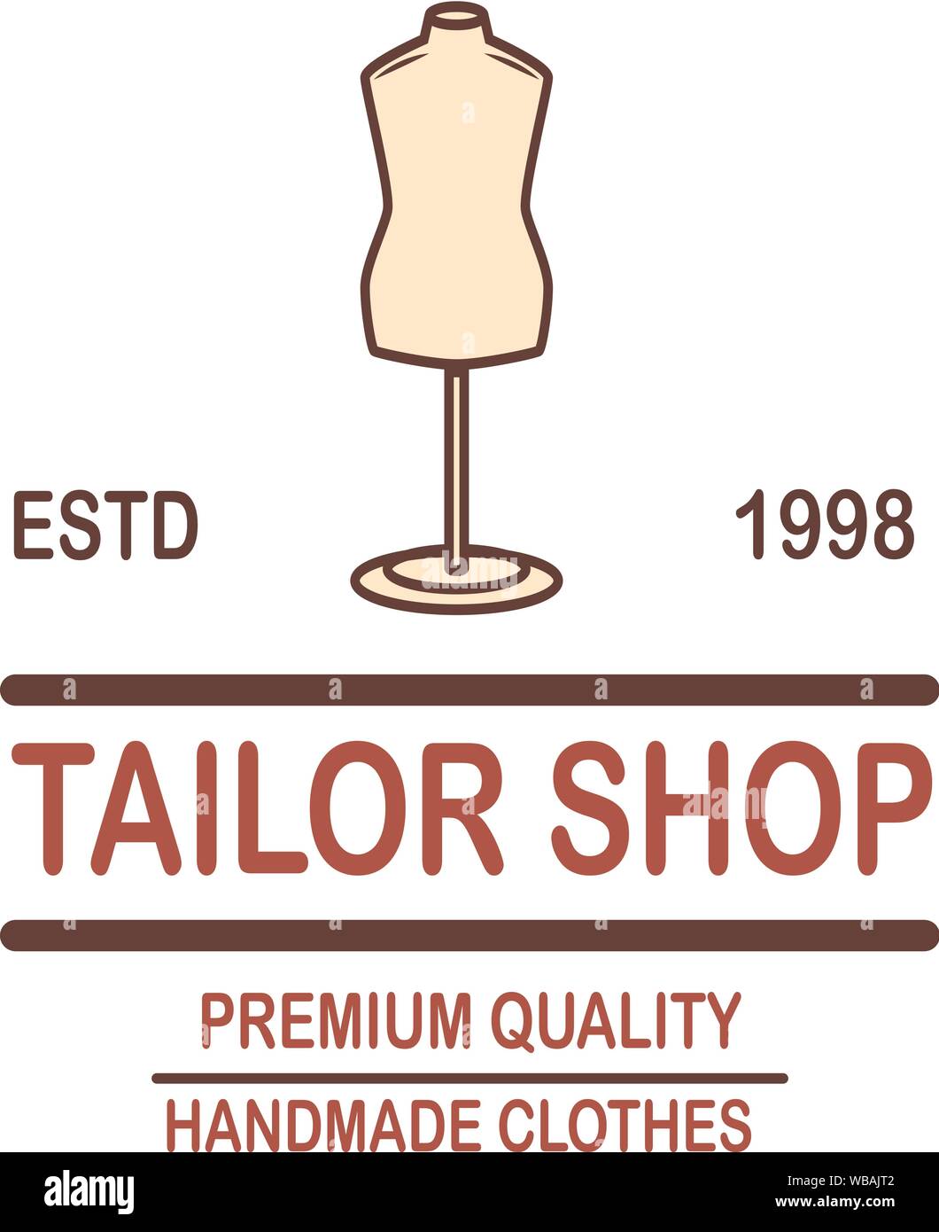 Individual tailoring Stock Vector Images - Alamy