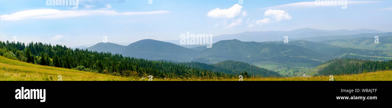 Bright mountain carpathians panorama hi-res stock photography and ...