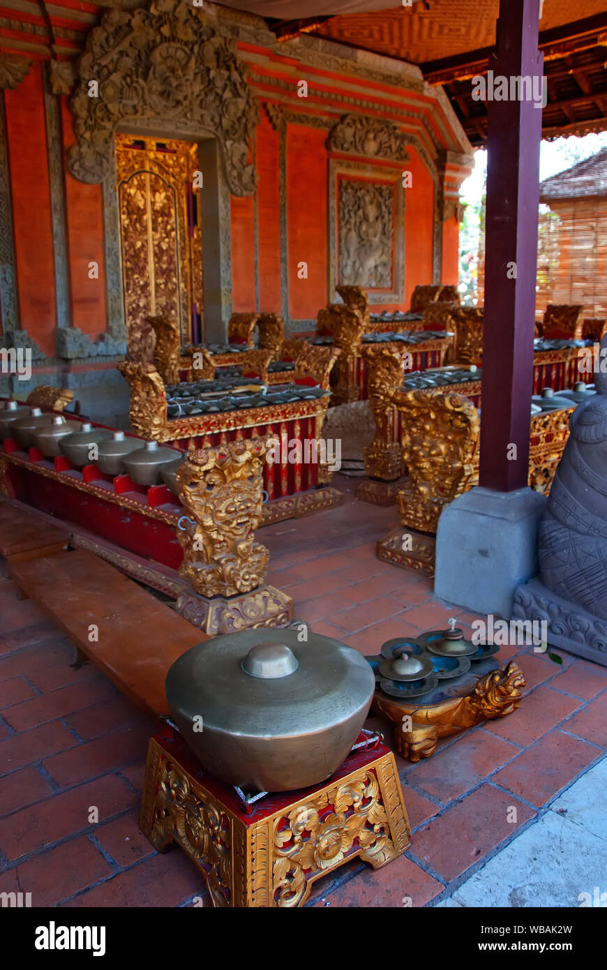 Balinese Temple Interior Tirta Empul: Bali's Sacred Pool Of