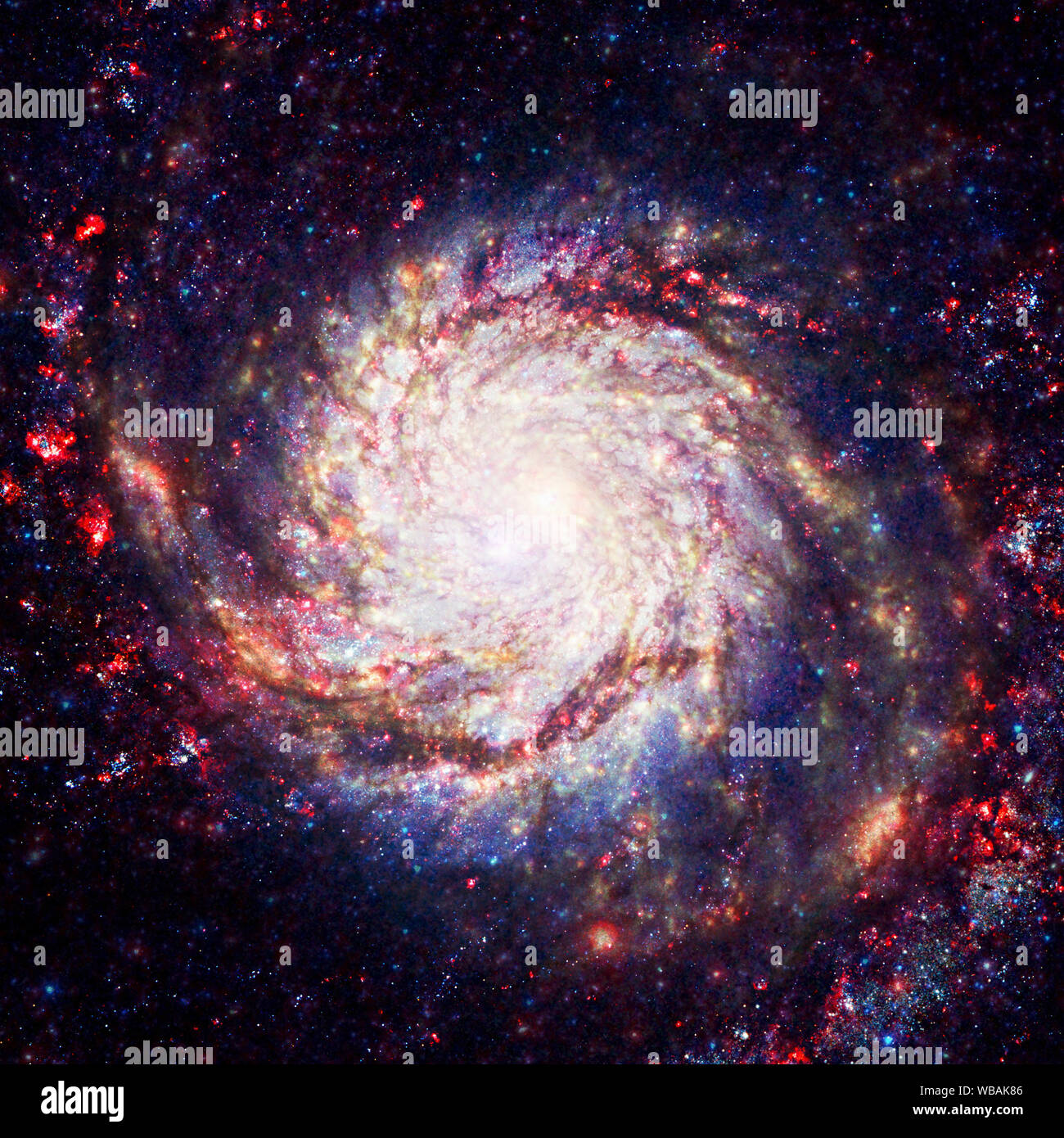 Nebula in outer space. Gas and dust clouds. Elements of this image ...