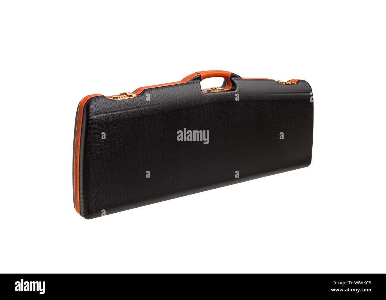 A modern luxury case for weapons with a combination lock. black plastic ...