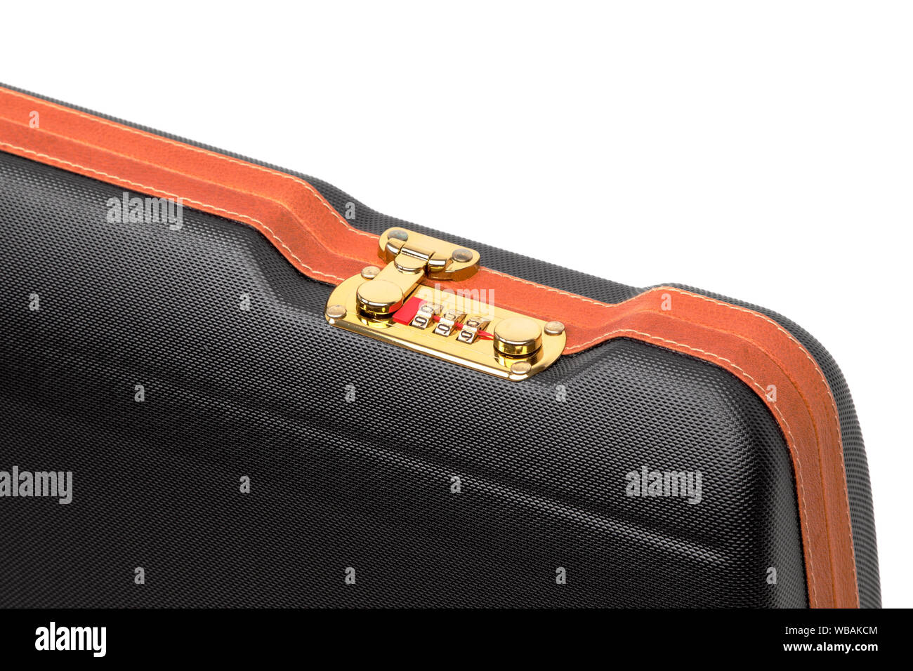 A modern luxury case for weapons with a combination lock. black plastic ...