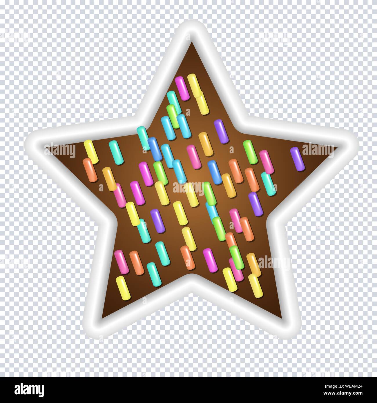 Sprinkle with grains of desserts. Abstract pattern with sprinkles ...