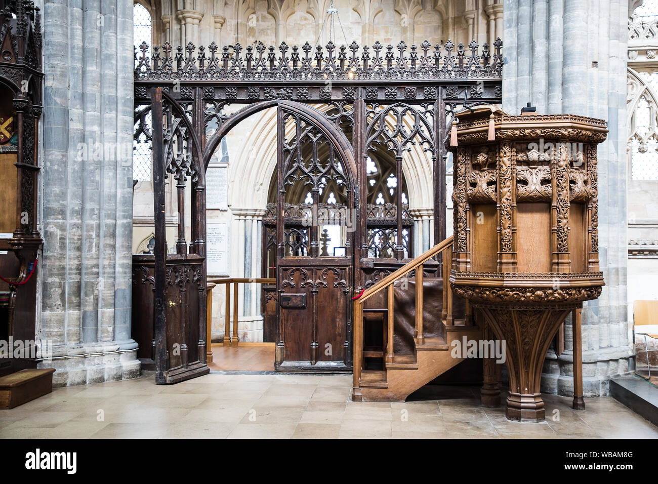 church of exeter in cornwall Stock Photo - Alamy