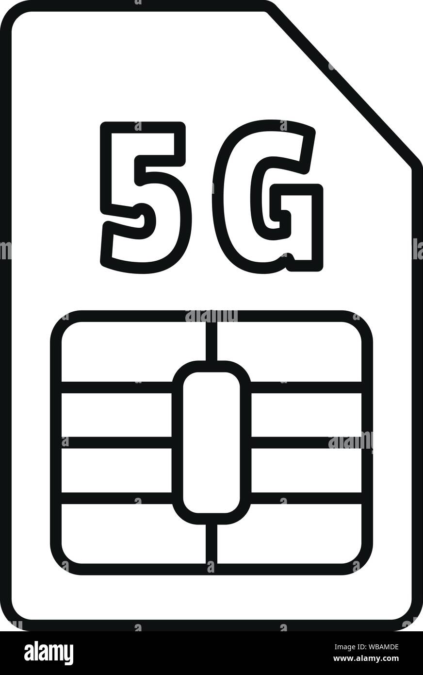 5g phone card icon. Outline 5g phone card vector icon for web design ... 5g phone card icon. Outline 5g phone card vector icon for web design ...