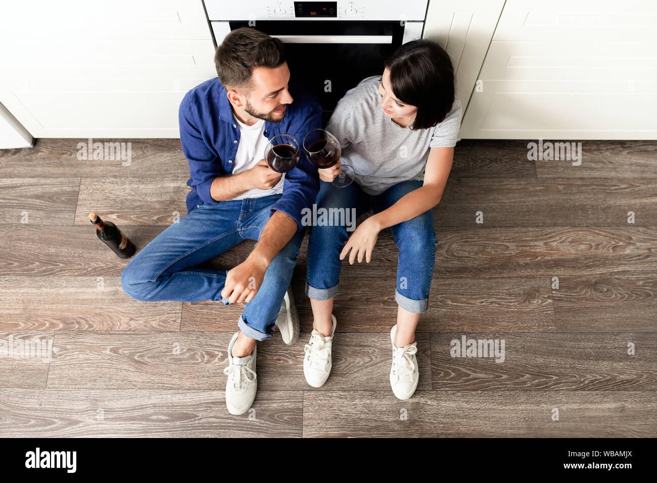 Kitchen party young people hi-res stock photography and images - Alamy