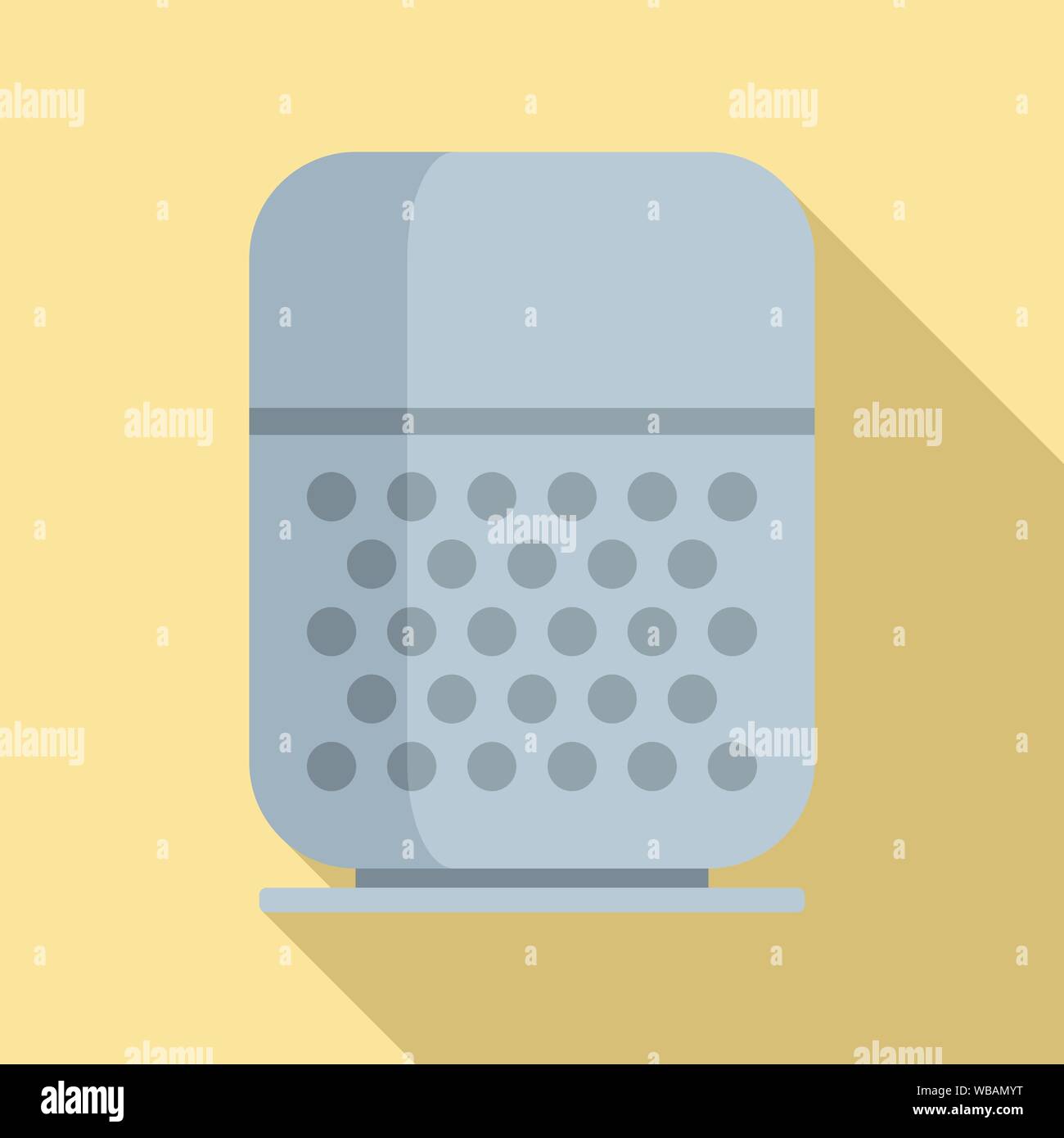 Command smart speaker icon. Flat illustration of command smart speaker ...