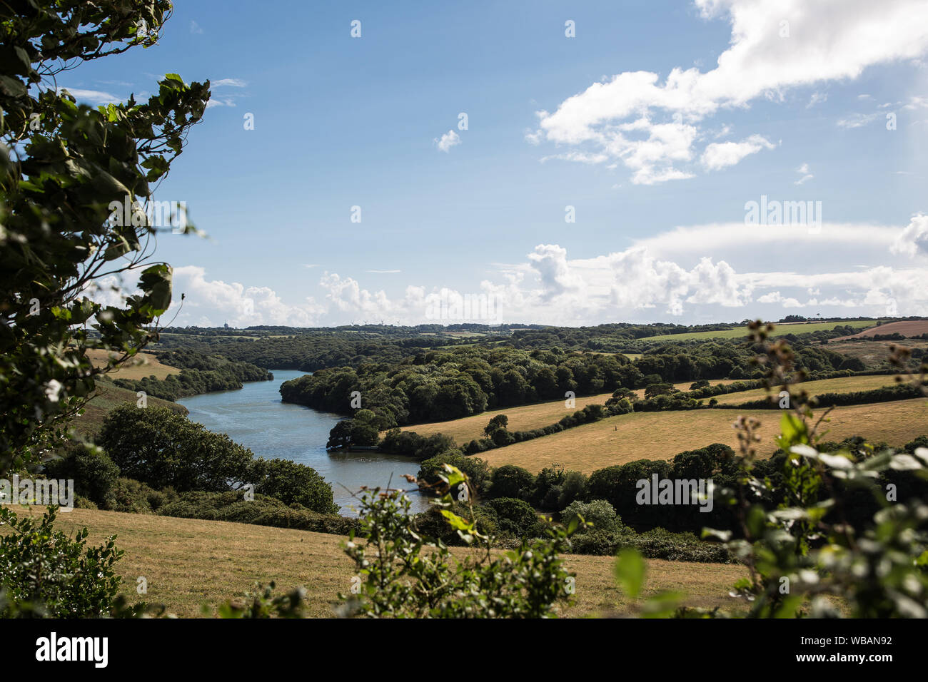 landscape of cornwall Stock Photo - Alamy