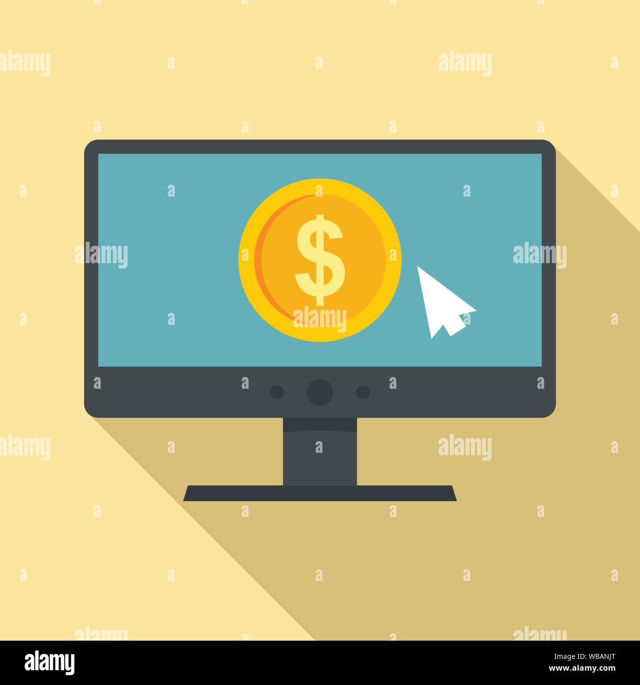 Man computer crash flat screen hi-res stock photography and images - Alamy