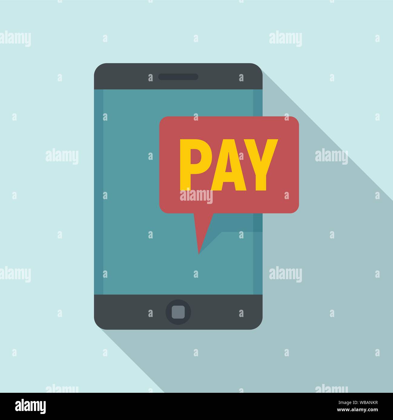 Web payment icon. Flat illustration of web payment vector icon for web ...