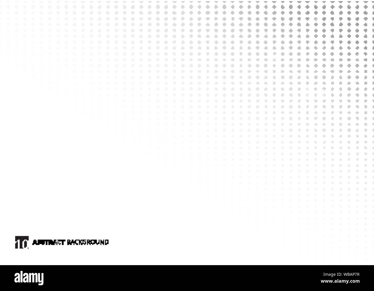 Abstract pattern gray halftone dots on white background and texture ...