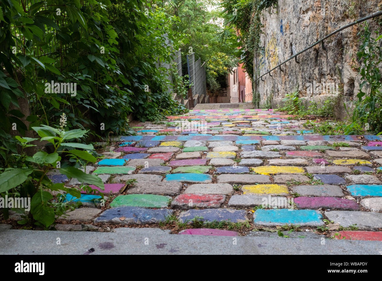 Unusual stone pavement hi-res stock photography and images - Alamy