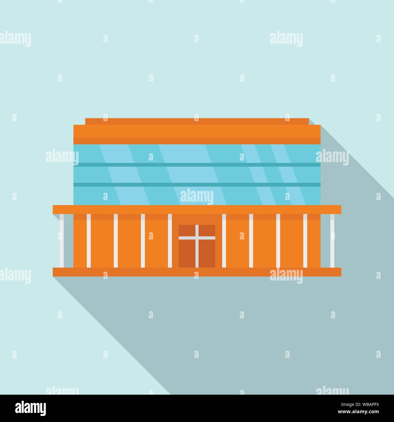 Center mall icon. Flat illustration of center mall vector icon for web ...