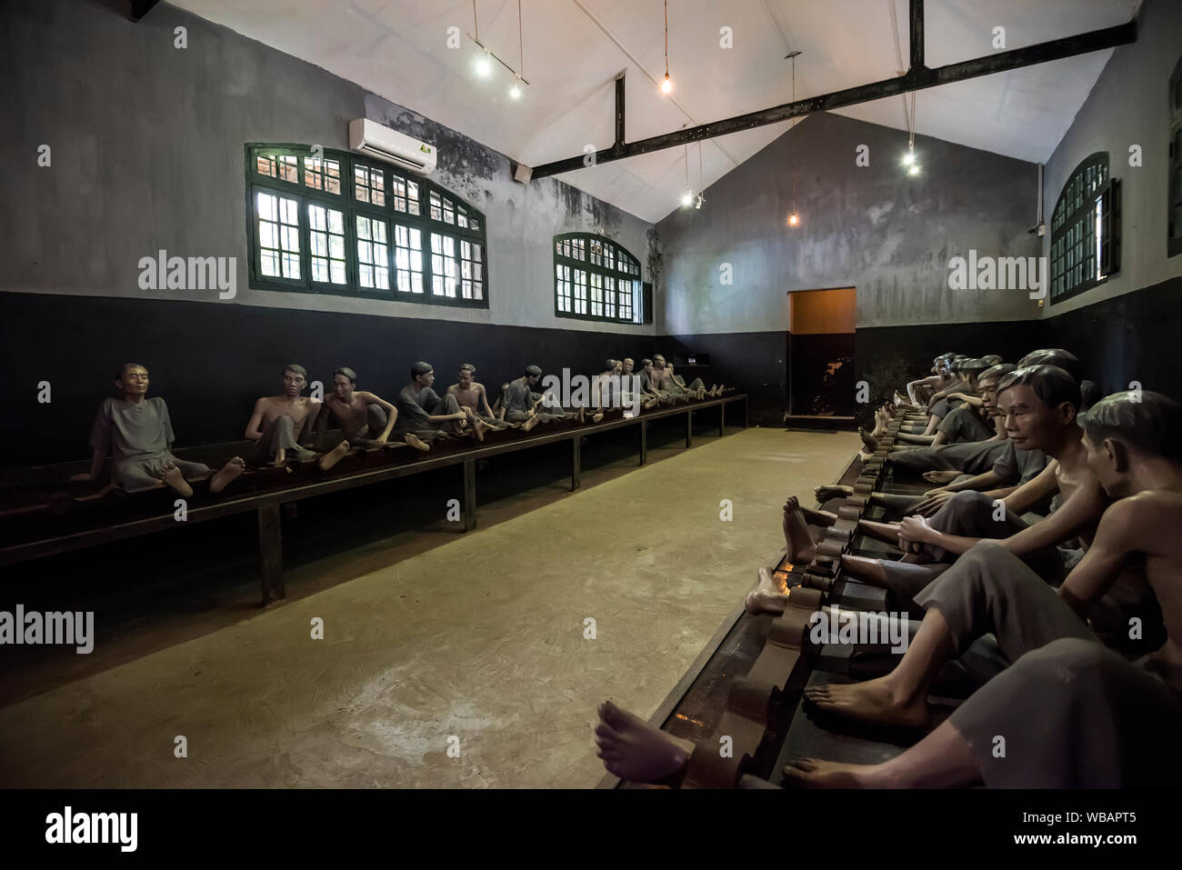 Interior of the Hoa Lo Prison, aka Hanoi Hilton, in Hanoi, Vietnam ...