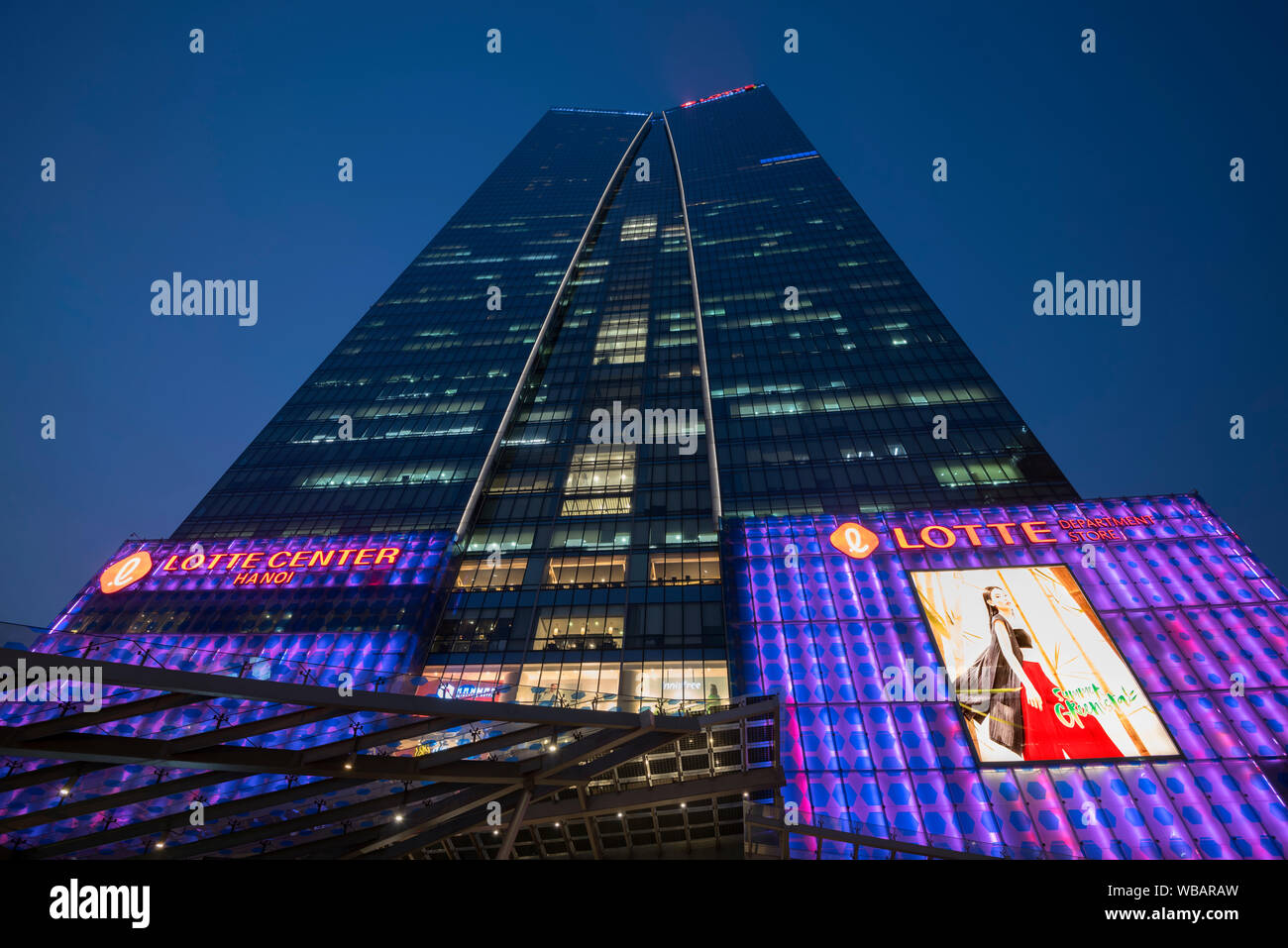 The Lotte tower, Hanoi, Vietnam Stock Photo - Alamy