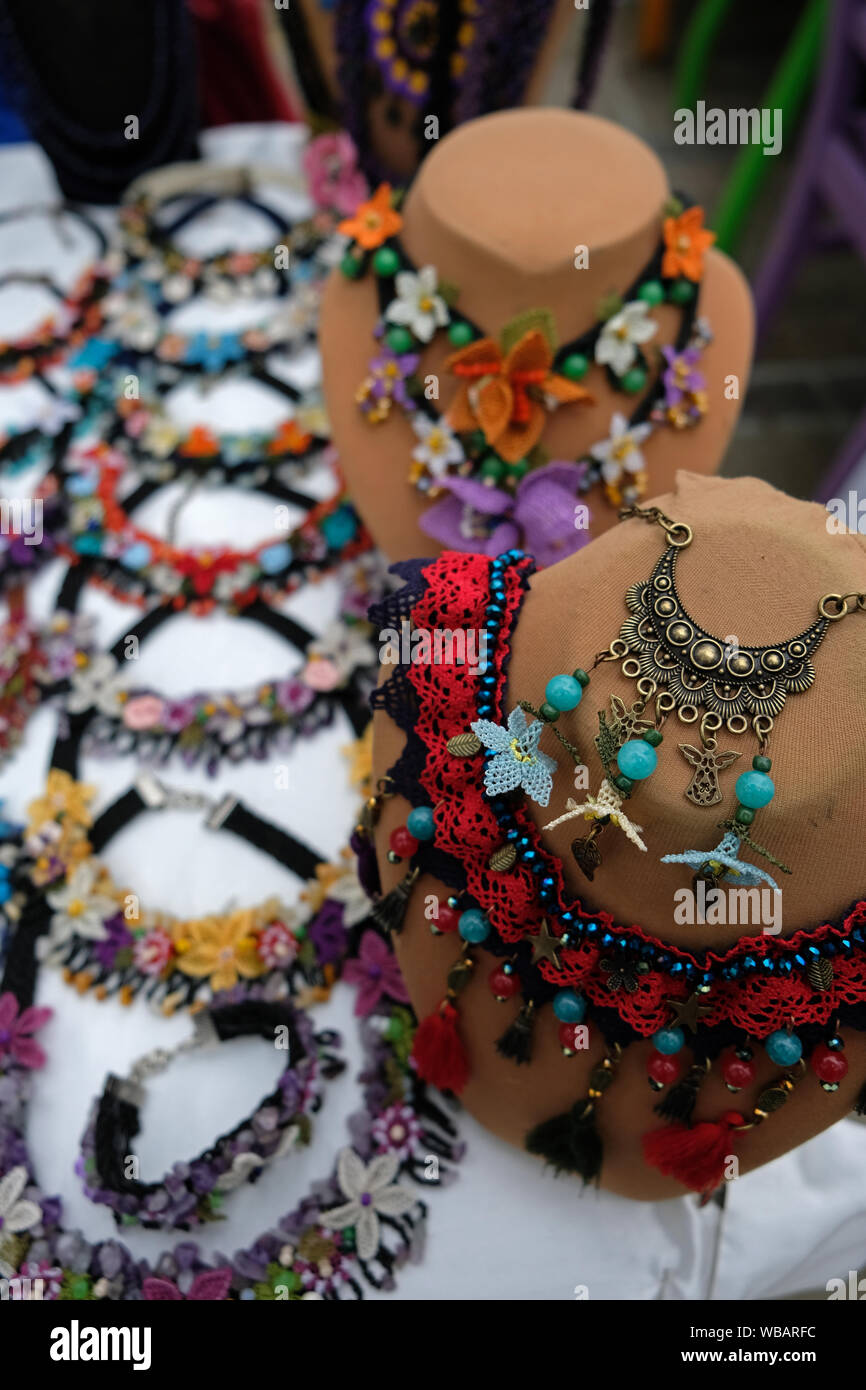 handcrafted objects made by women Stock Photo - Alamy