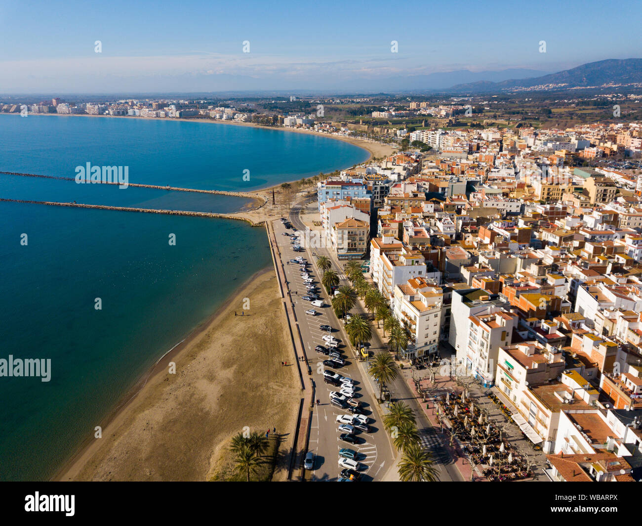 Costa brava roses promenade hi-res stock photography and images - Alamy