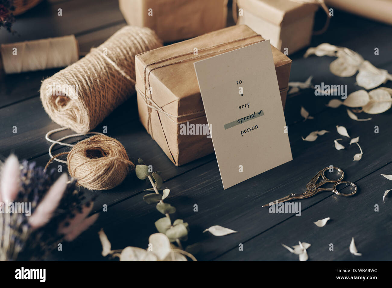 Card for special person Stock Photo - Alamy