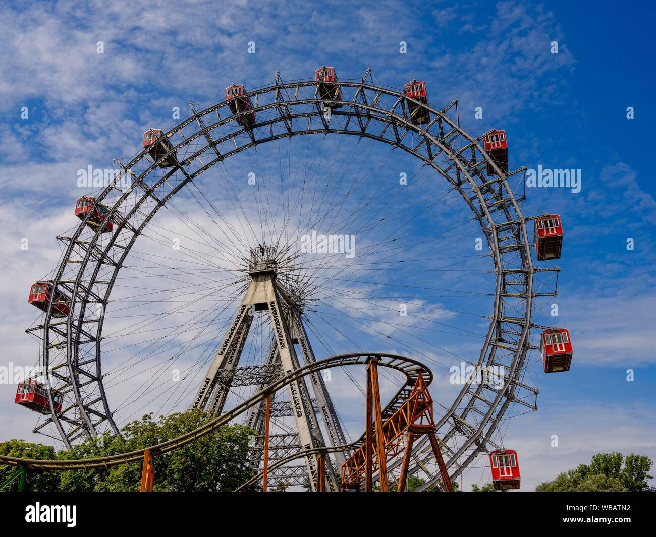 Wiener prater wurstelprater amusement park hi-res stock photography and ...