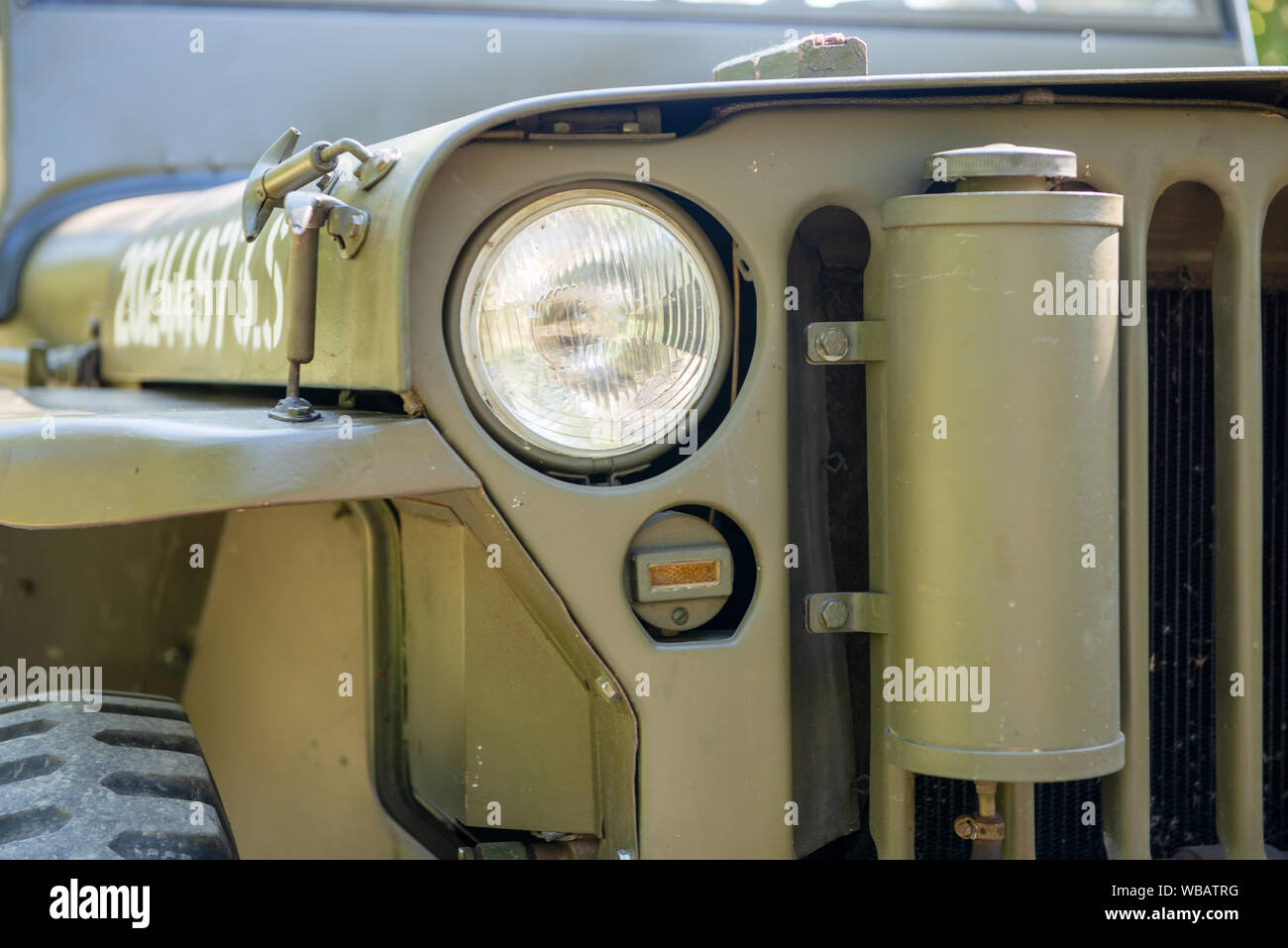 Detail military vehicle headlight hi-res stock photography and images ...
