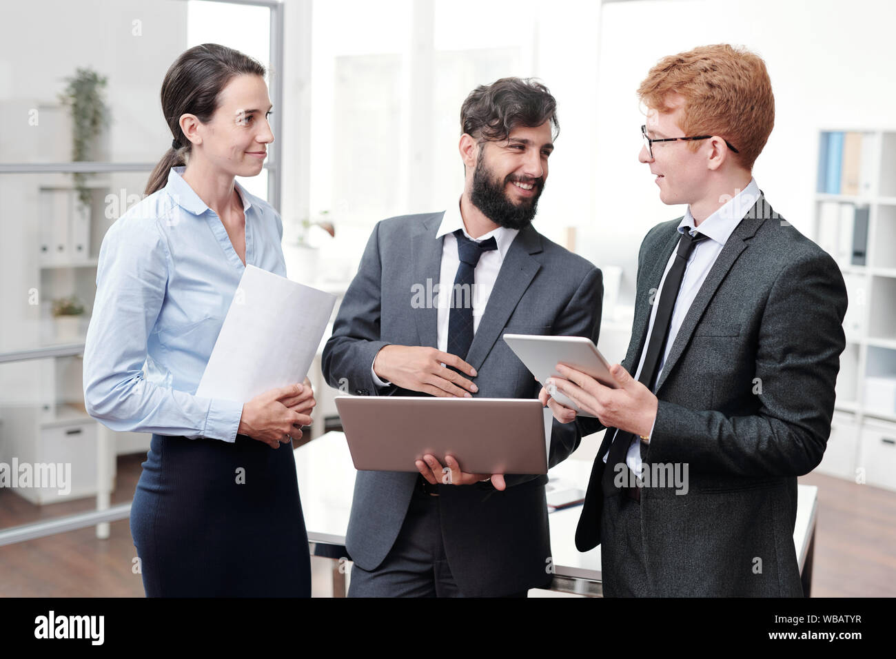 Creative Business Team in Office Stock Photo - Alamy