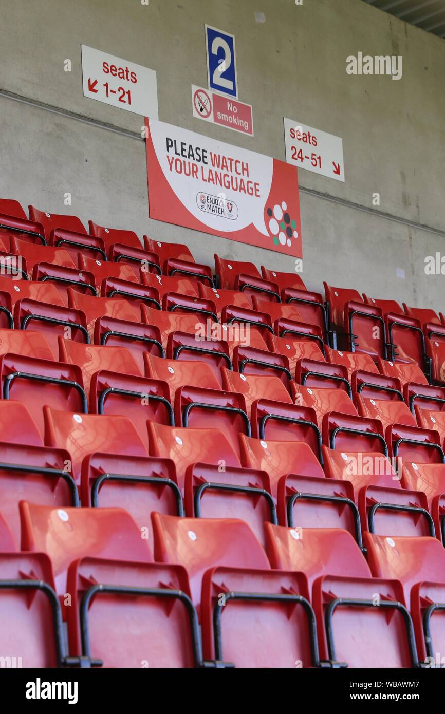 Adverts on football stadiums hi-res stock photography and images - Alamy