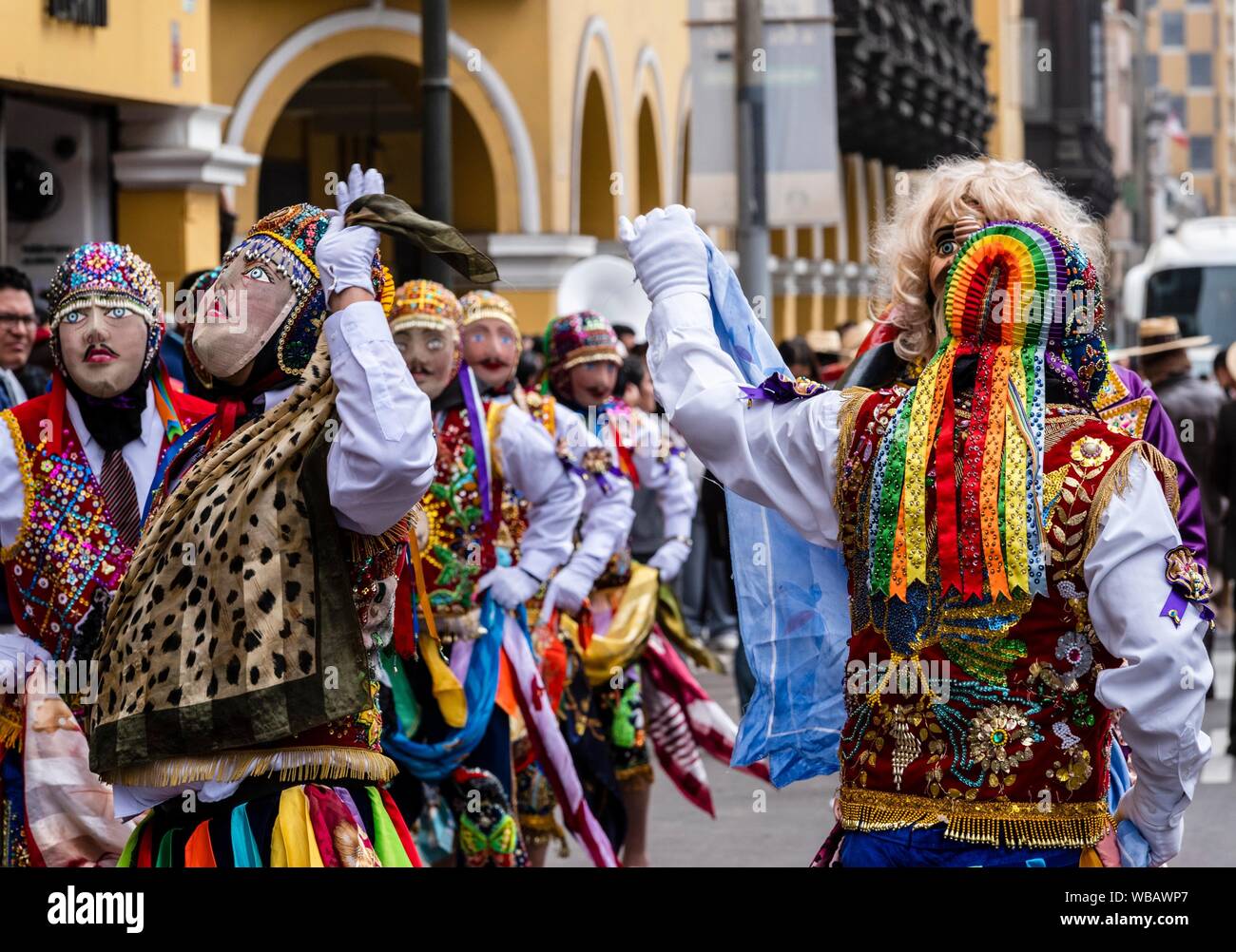 Paucartambo virgin dancer hi-res stock photography and images - Alamy