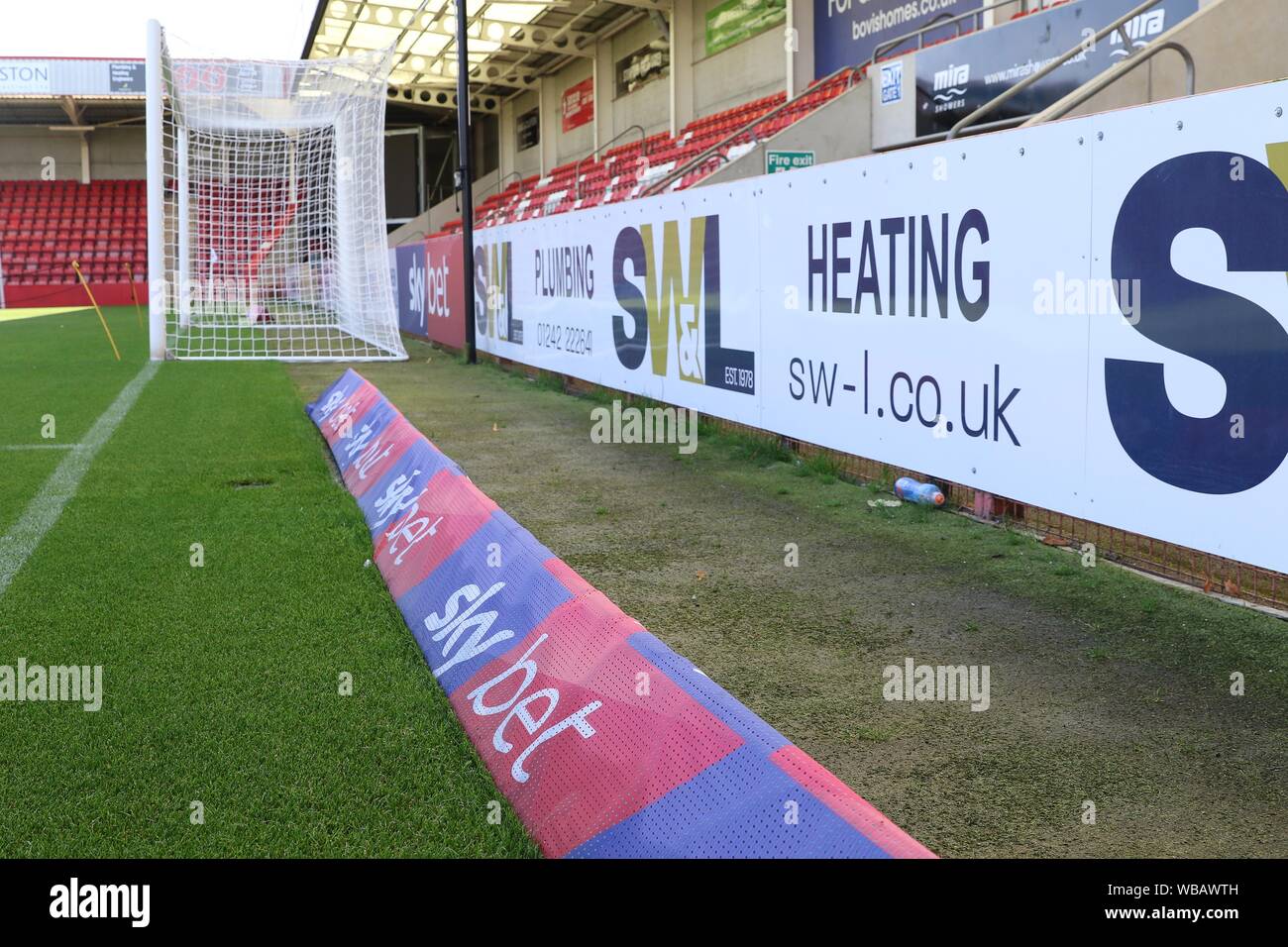 Football stadium advertising boards hi-res stock photography and images ...