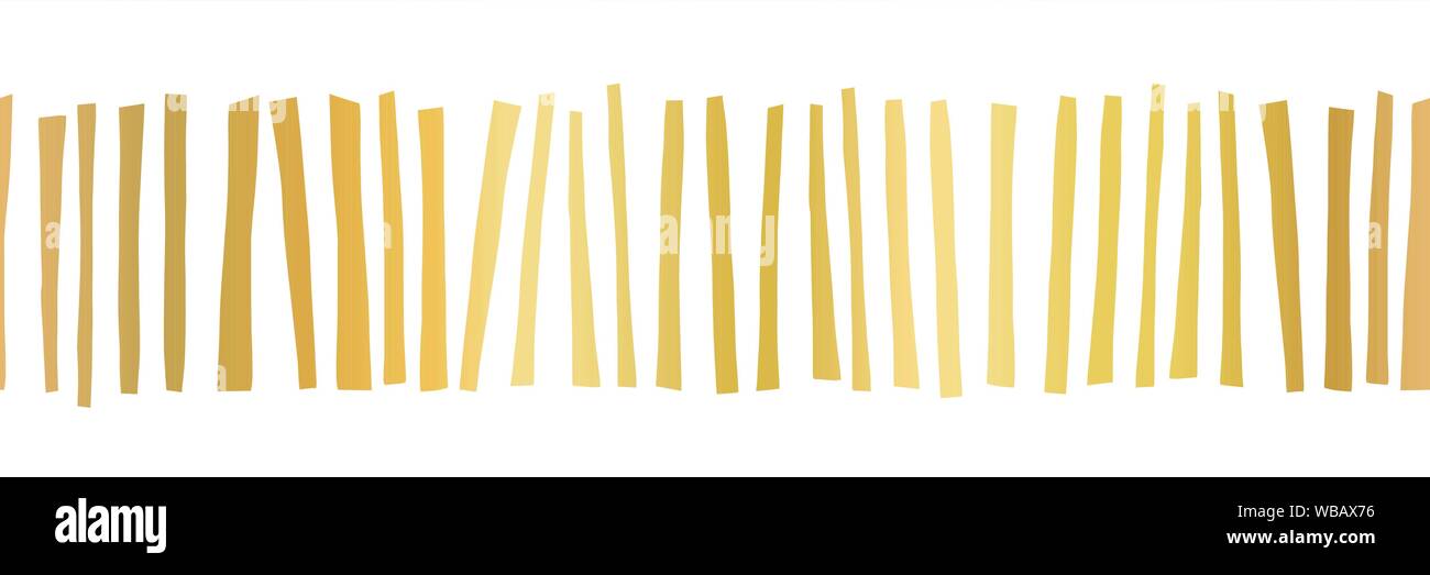 Seamless border gold foil stripes. Vector pattern abstract illustration ...