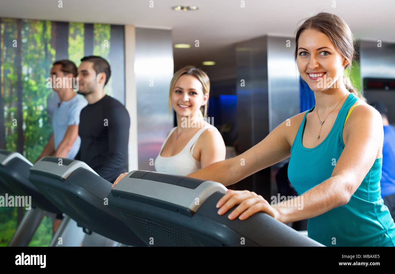 Treadmill walking incline hi-res stock photography and images - Alamy