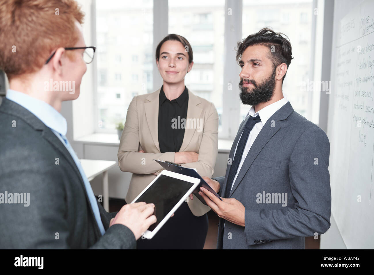 Successful Business Team Working Stock Photo - Alamy