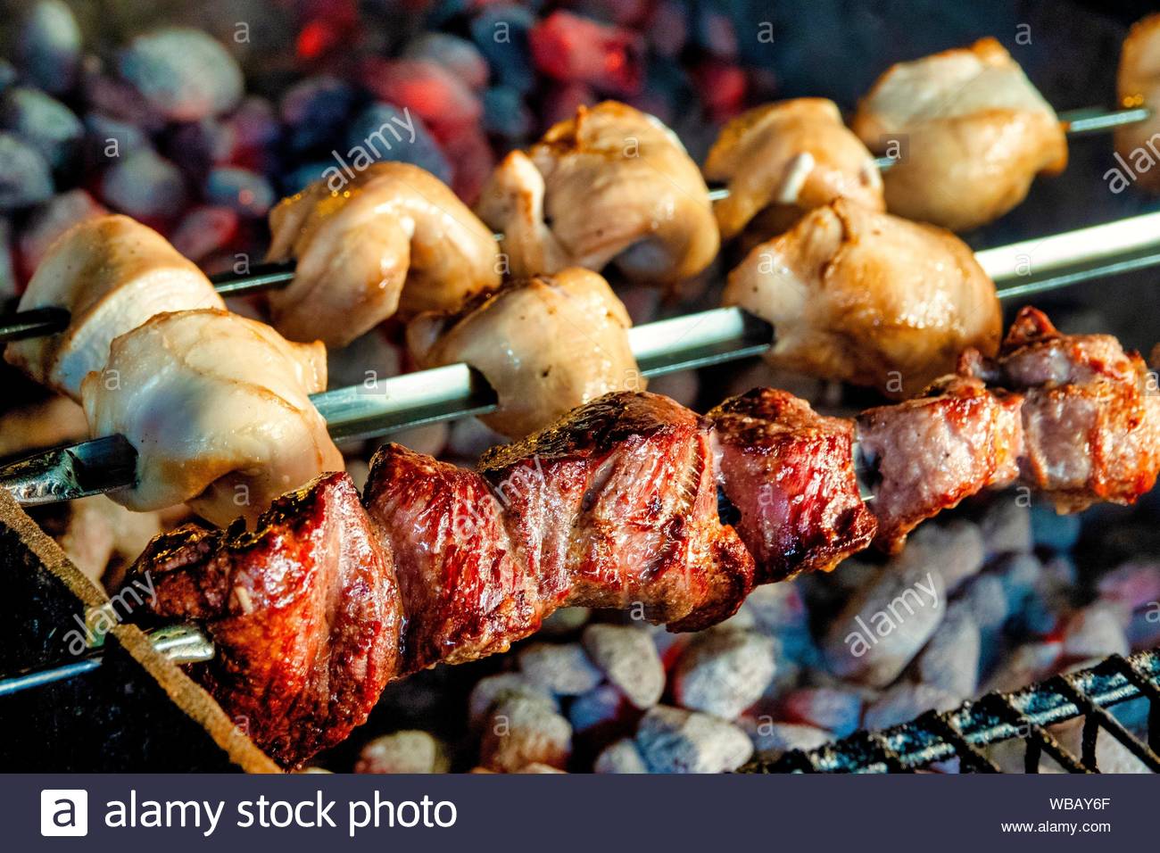 Roasted On A Spit Stock Photos & Roasted On A Spit Stock Images - Alamy