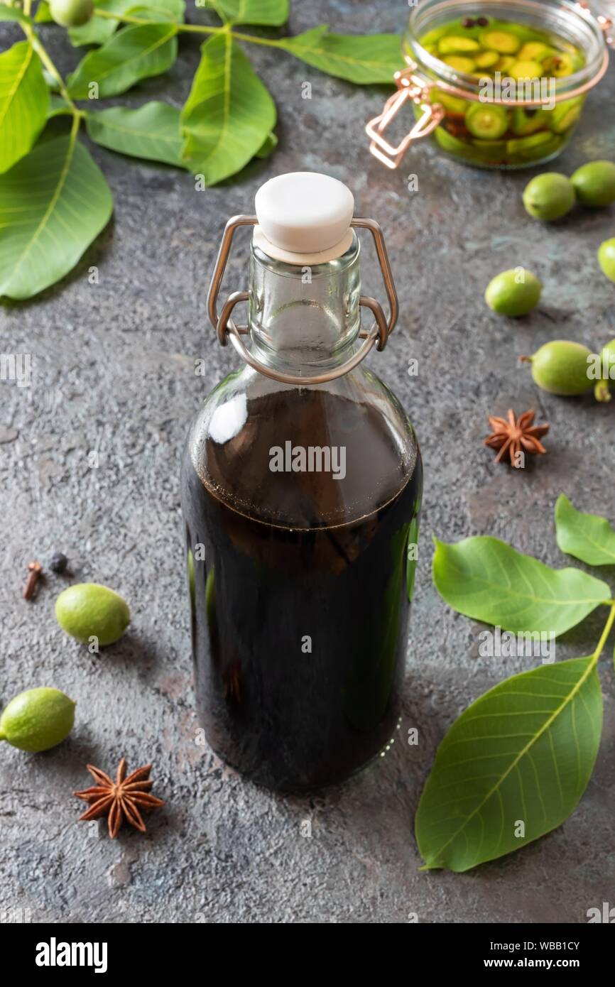Walnut tincture hi-res stock photography and images - Alamy