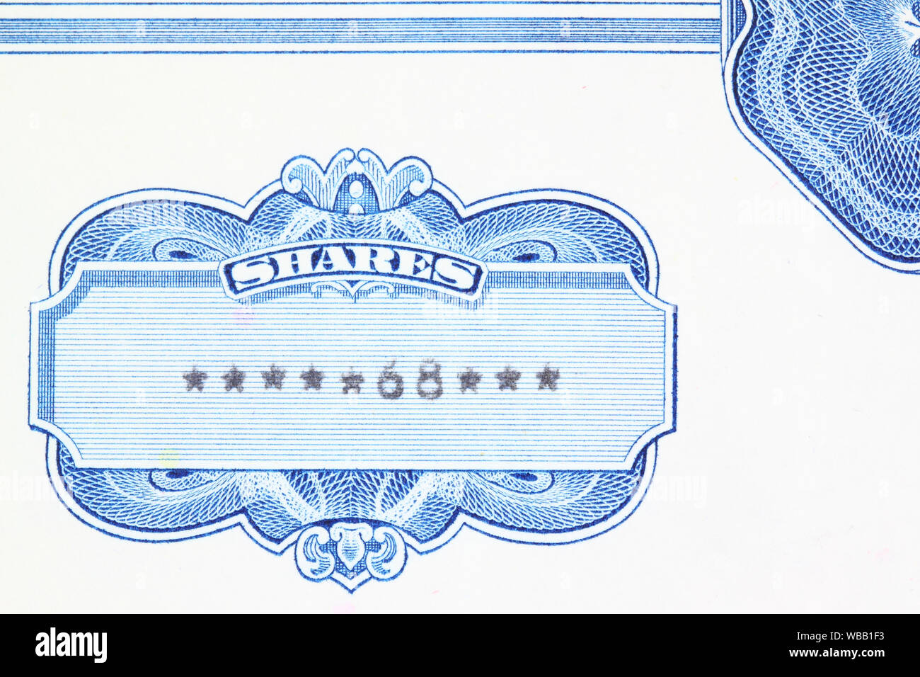 Historic share certificate hi-res stock photography and images - Alamy