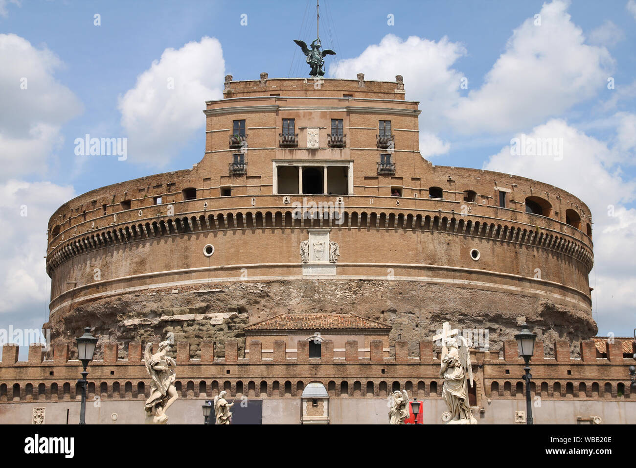 Rome, Italy. View of famous Castel Sant' Angelo Stock Photo - Alamy
