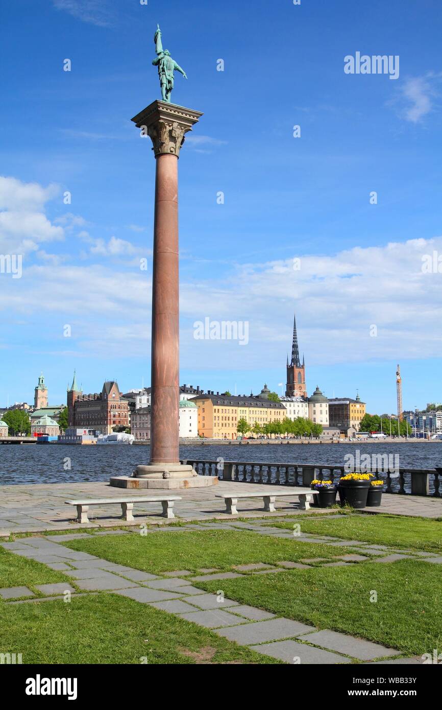 Stockholm, Sweden. View of famous Gamla Stan (the Old Town ...