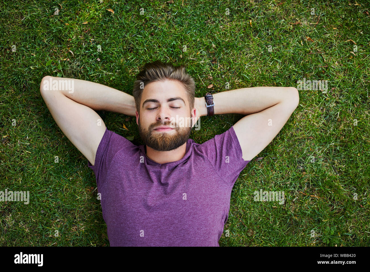 Man lying ground people hi-res stock photography and images - Alamy