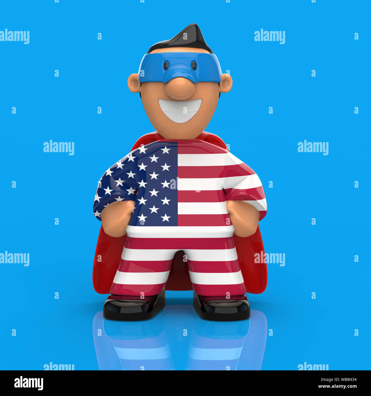 Superhero concept - 3D Illustration Stock Photo - Alamy