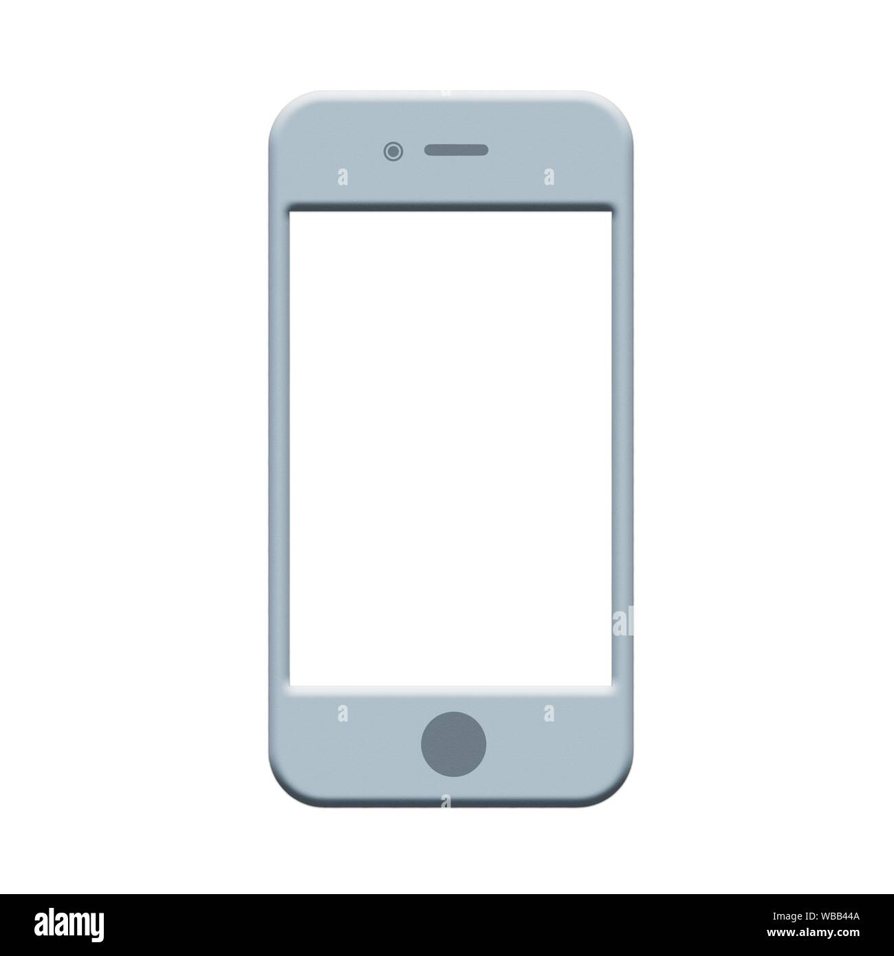 Phone icon white hi-res stock photography and images - Alamy