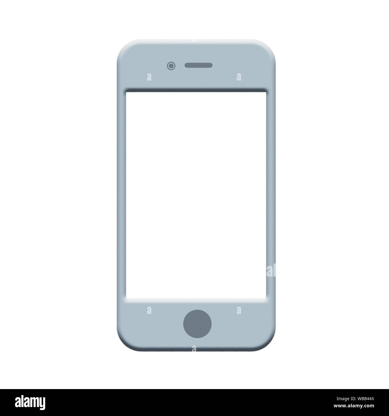 Phone icon white hi-res stock photography and images - Alamy