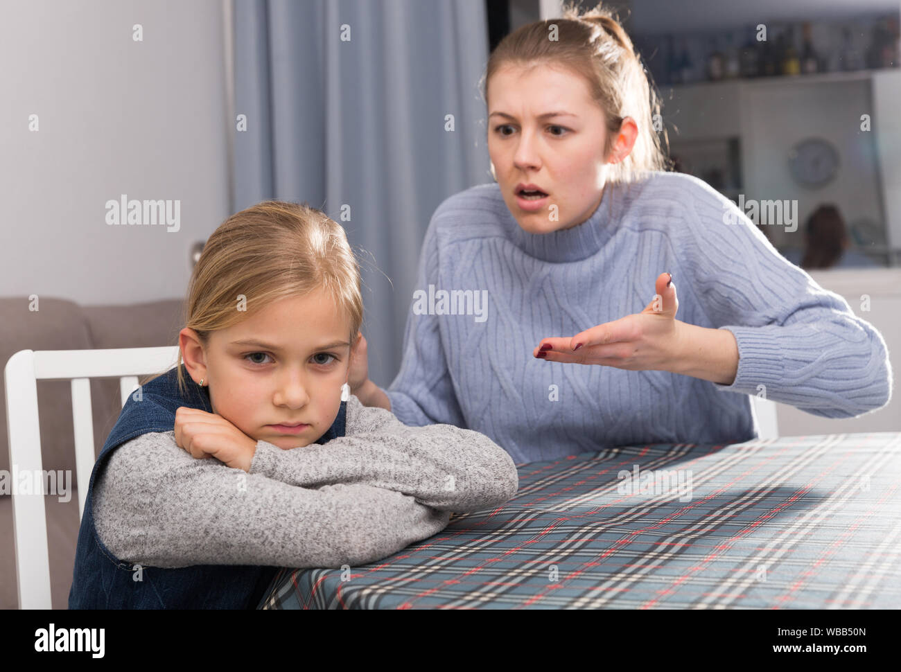 Scolds kid hi-res stock photography and images - Alamy