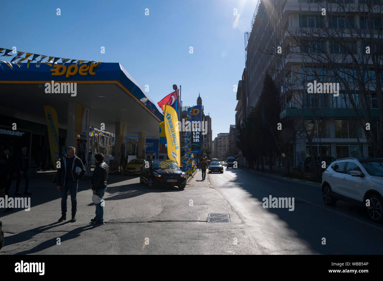 Opet Turkey's leading benzene and gas distribution company Stock Photo ...