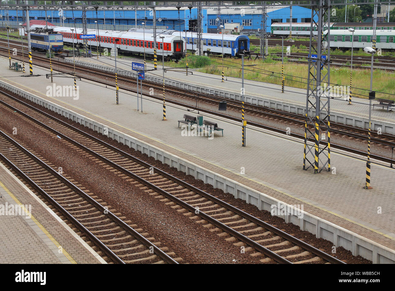 Railway station in Bohumin, Czech Republic Stock Photo - Alamy