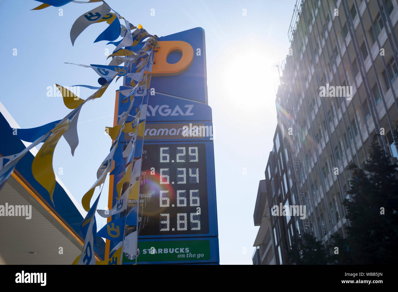 Opet Turkey's leading benzene and gas distribution company Stock Photo ...