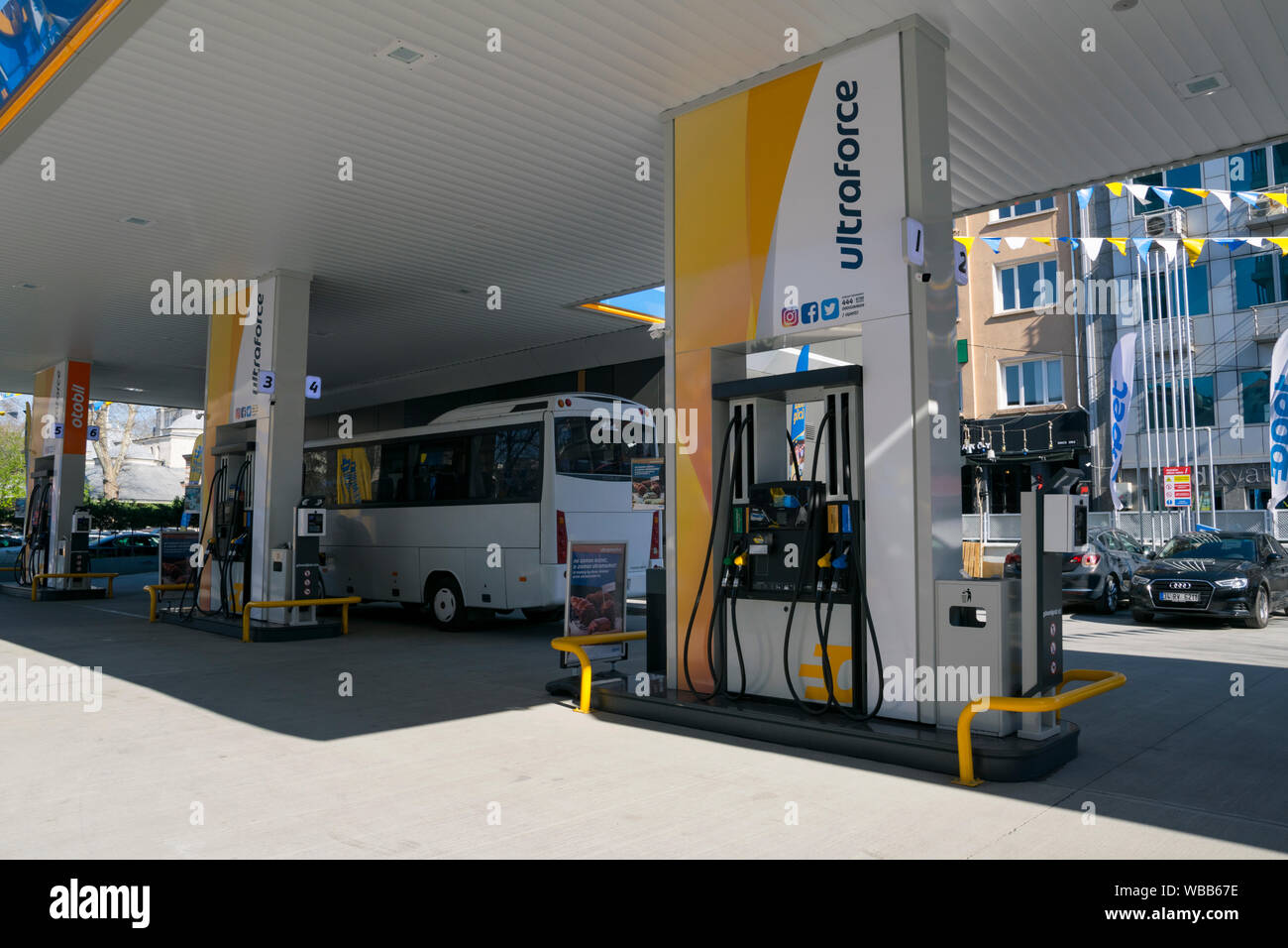 Opet Turkey's leading benzene and gas distribution company Stock Photo ...