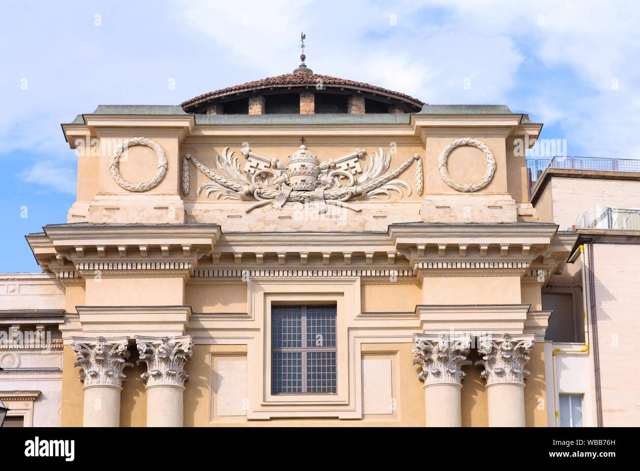 Parma, Italy - Neoclassical architecture of Church of Saint Peter Stock ...