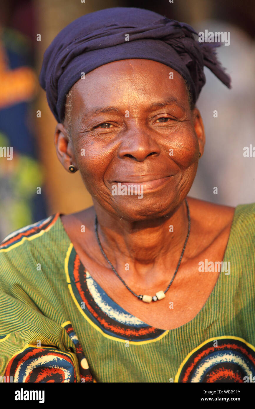 A woman at an Egungun ceremony in Cove, Benin Stock Photo - Alamy
