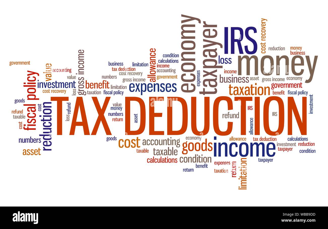 Tax deduction - corporate accounting industry issues and concepts word ...