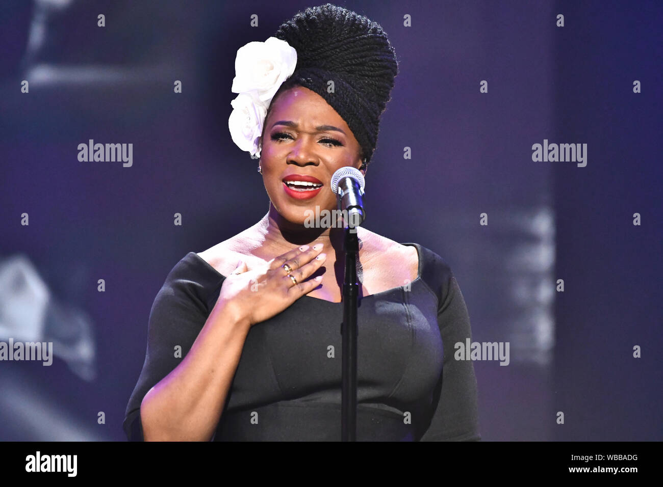 August 26, 2019, Newark, New Jersey, U.S: INDIA ARIE performing at the ...